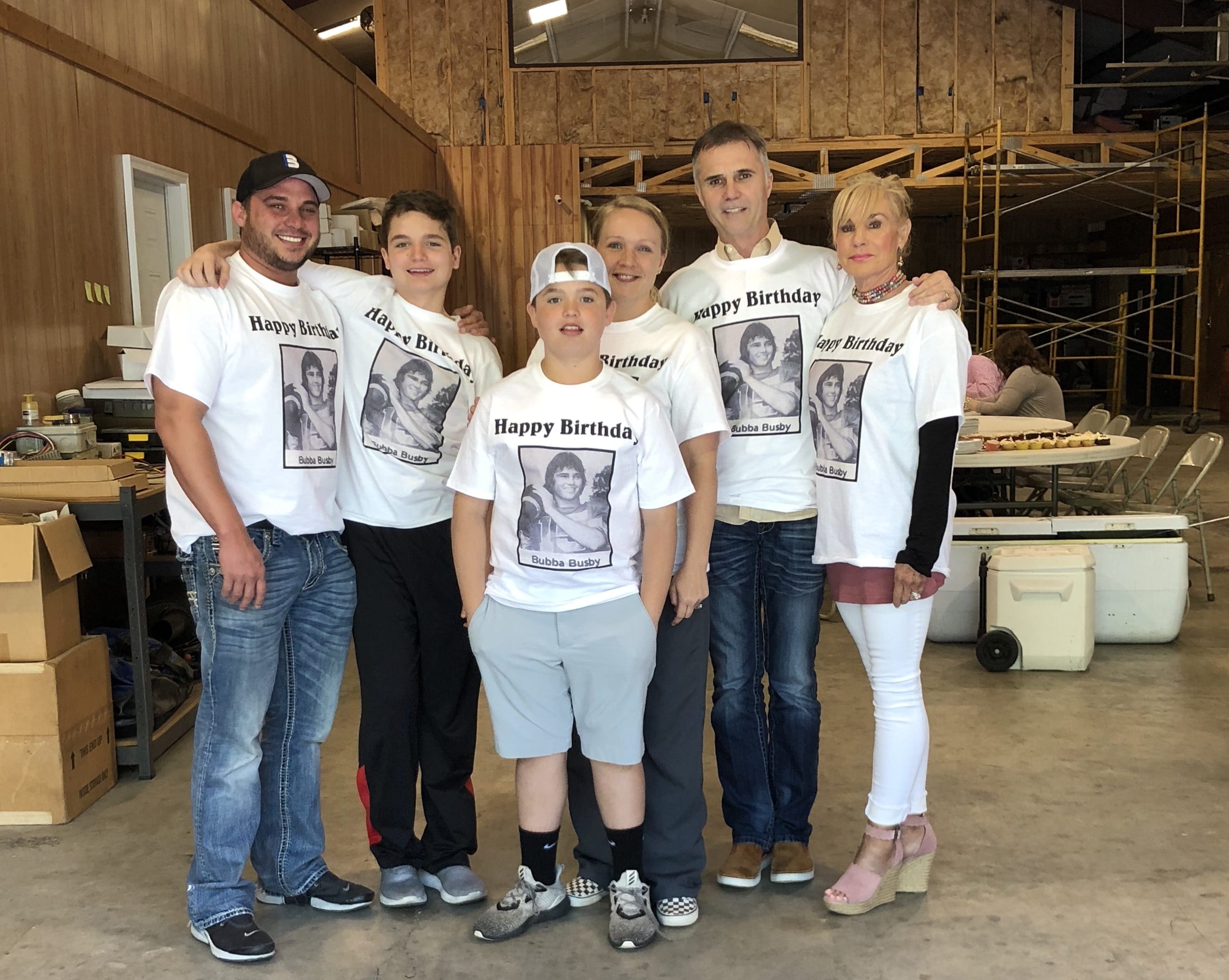 L-R, Brant (son), Beau (Grandson), Britton (Grandson), Regina (Future ...